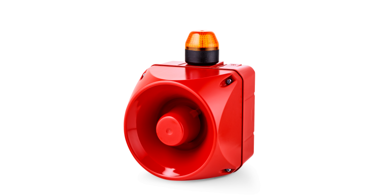 Adm Multi Tone Alarm Sounder With Led Steady Flashing Light Indicator