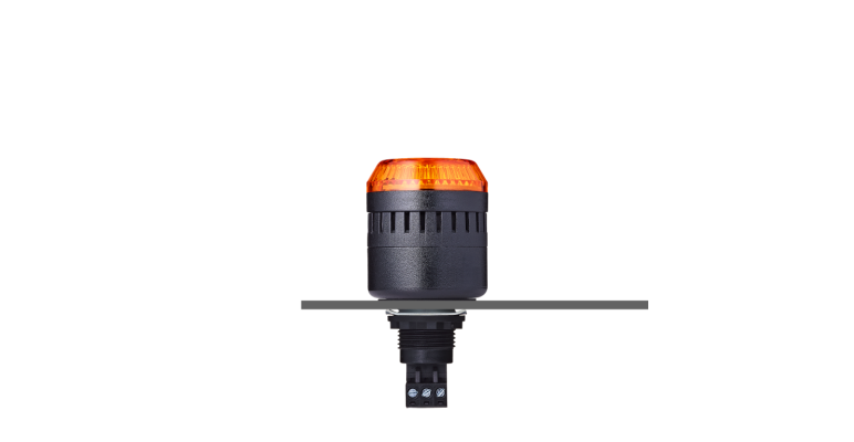 EDM LED panel mount buzzer